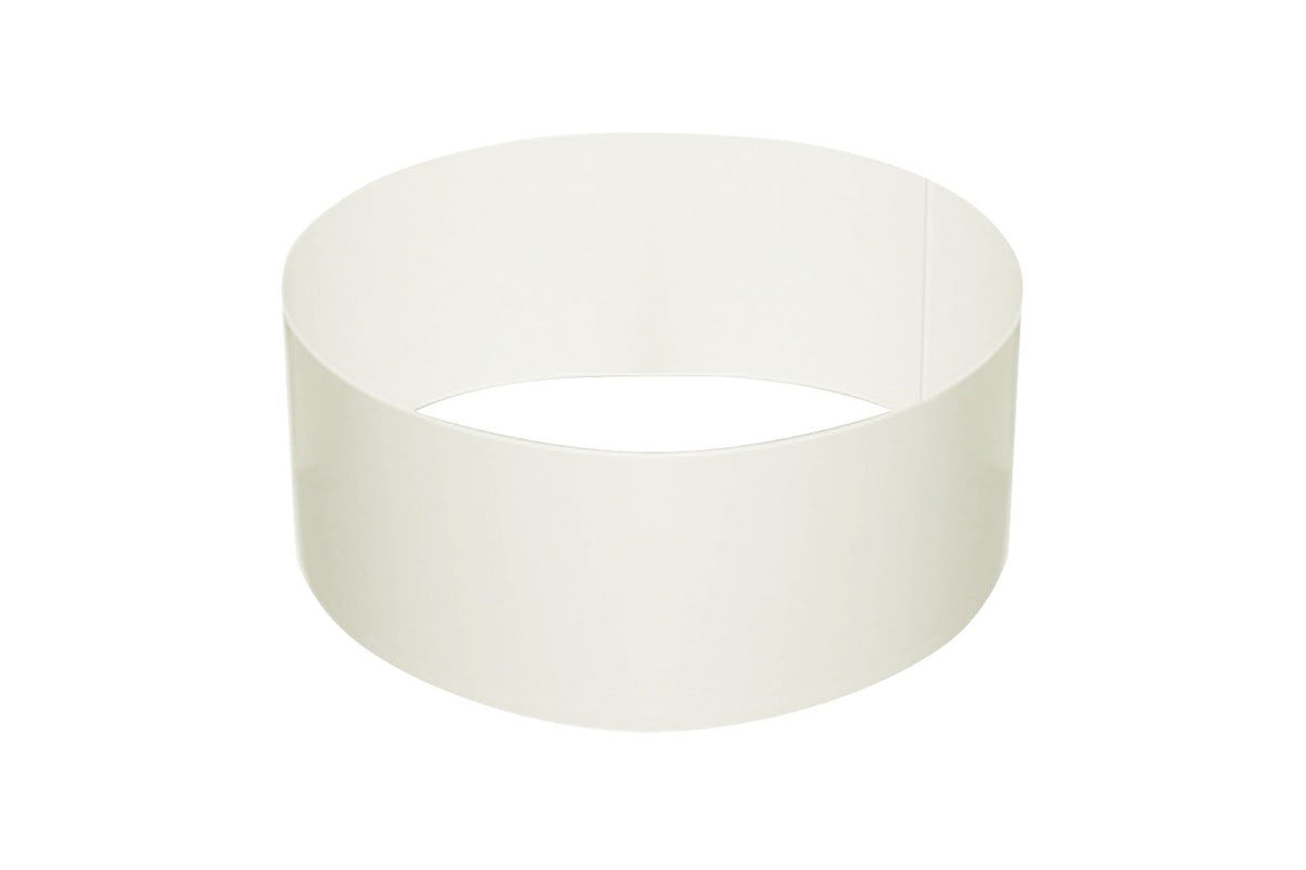 500 x White Card Cake Collar 86mm x 940mm